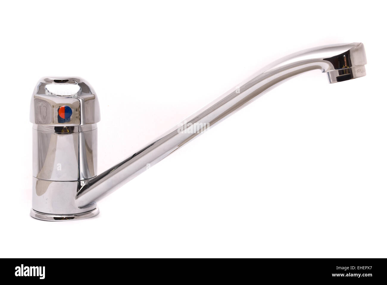 Mixer tap isolated on a white background Stock Photo - Alamy