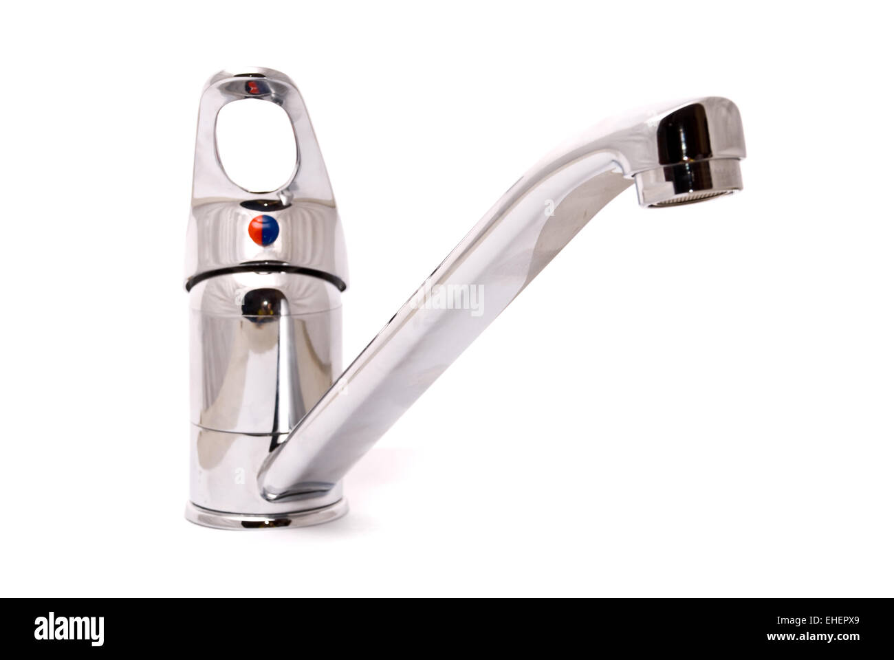 Mixer tap isolated on a white background Stock Photo - Alamy