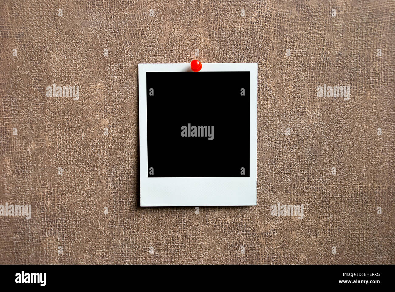 Blank photo frame on a wall Stock Photo - Alamy