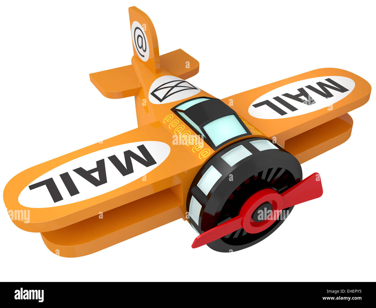 Propeller plane wing Cut Out Stock Images & Pictures - Alamy