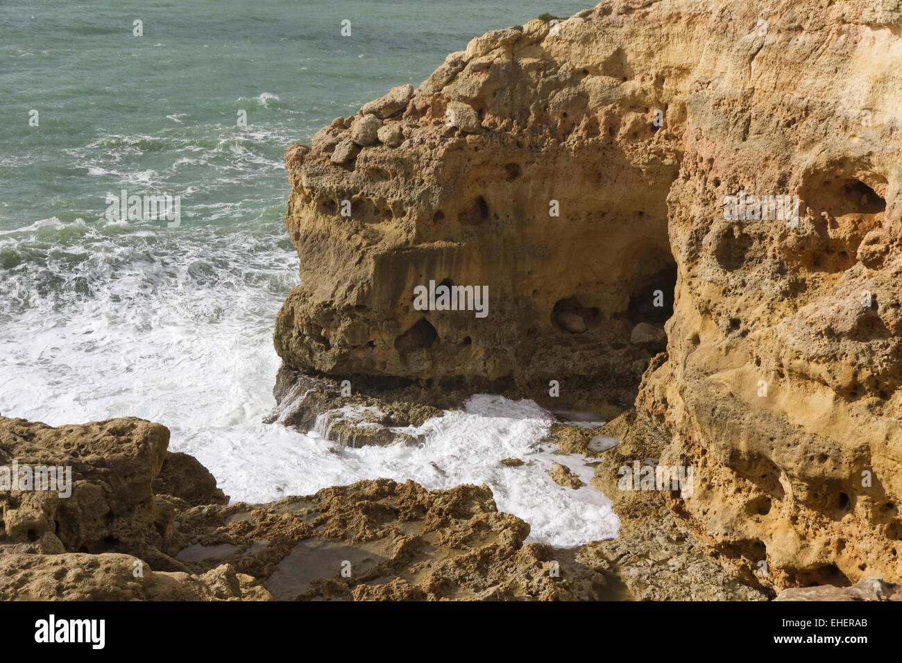 Rock formations of Algar Seco Stock Photo - Alamy