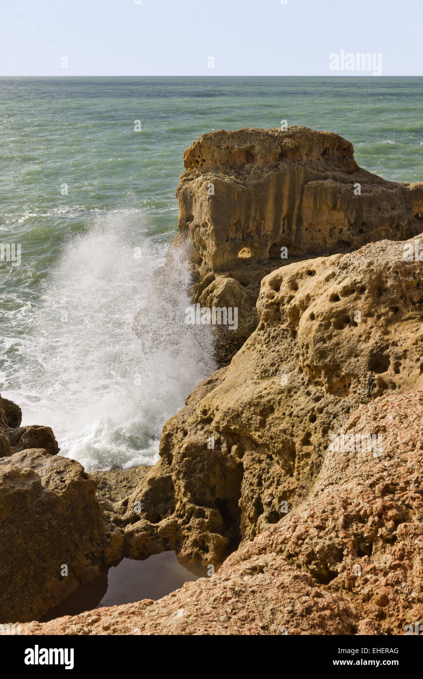 Rock formations of Algar Seco Stock Photo - Alamy