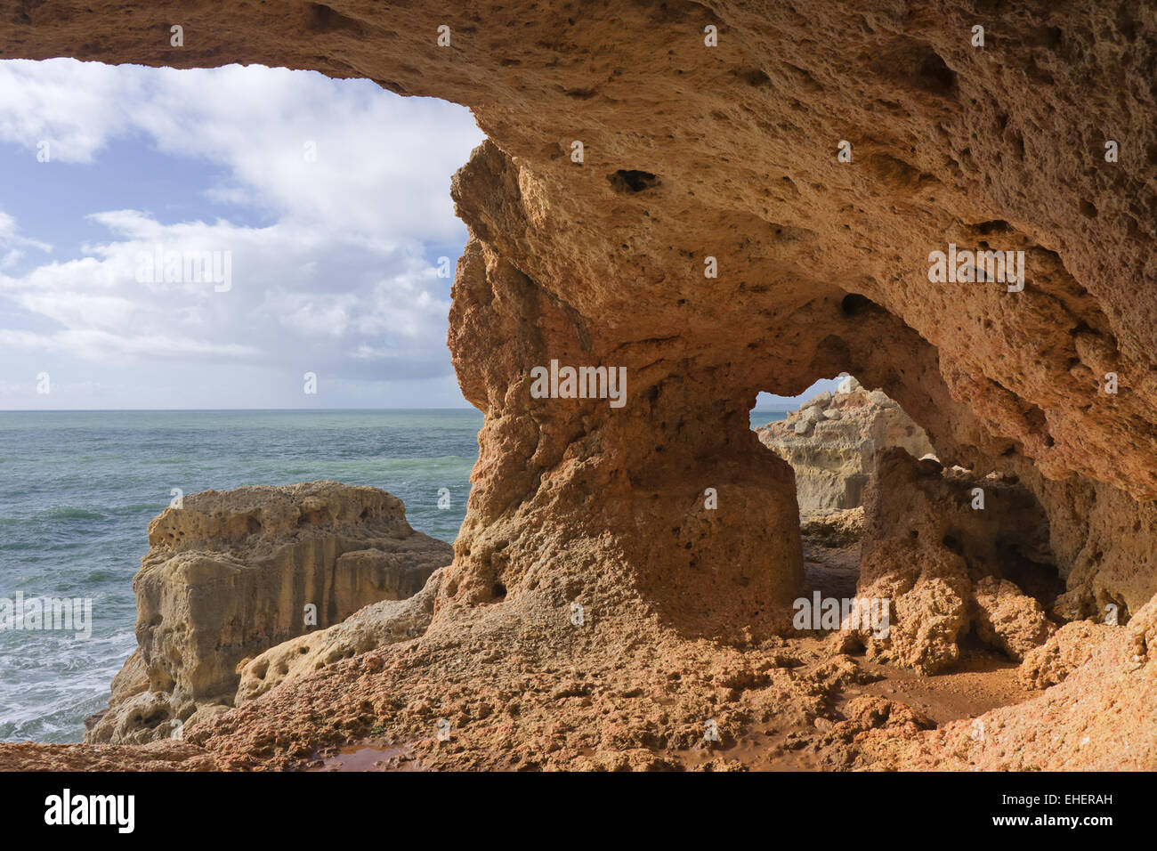 Rock formations of Algar Seco Stock Photo - Alamy