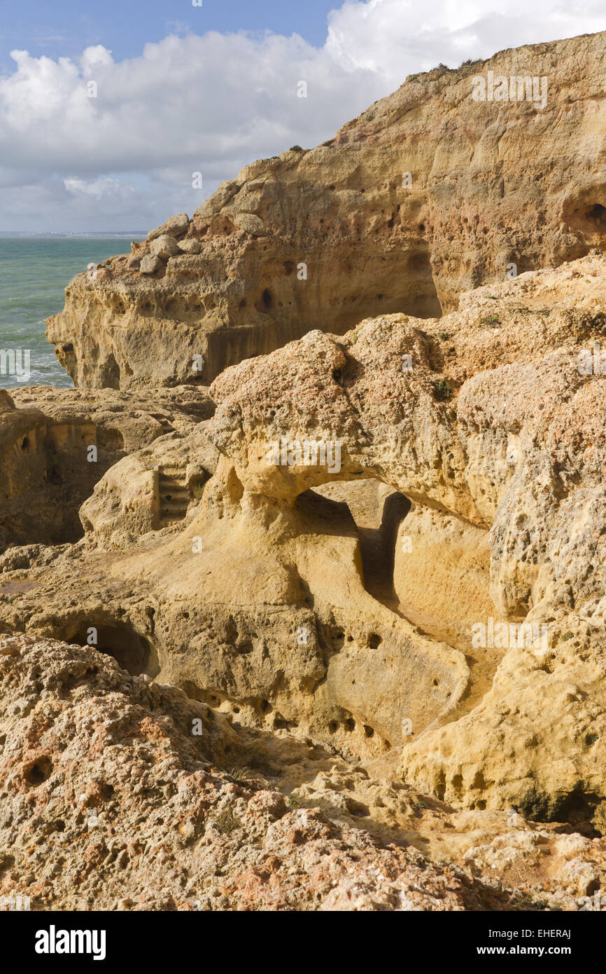 Rock formations of Algar Seco Stock Photo - Alamy