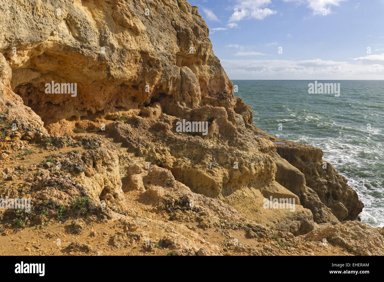 Rock formations of Algar Seco Stock Photo - Alamy