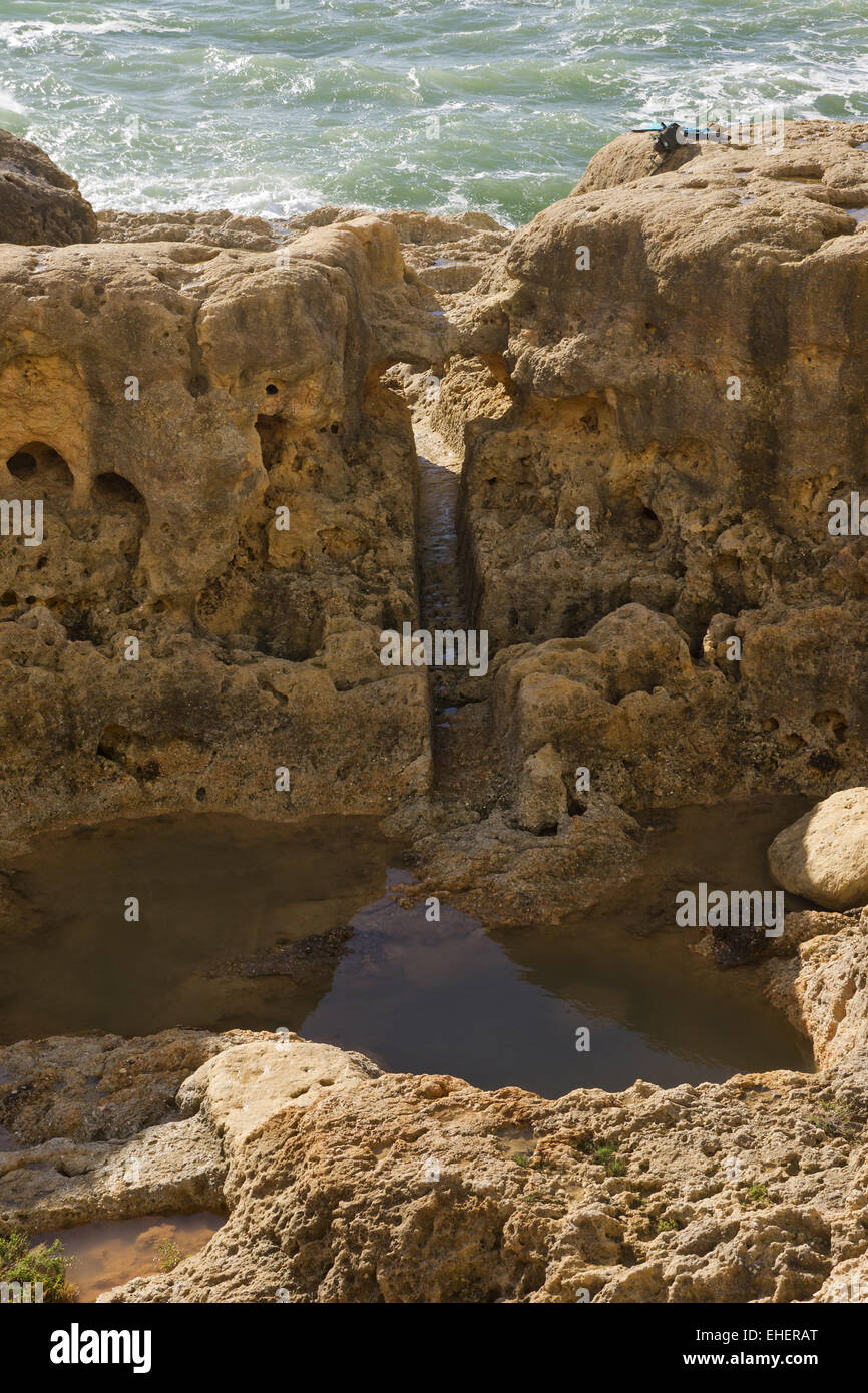 Rock formations of Algar Seco Stock Photo - Alamy