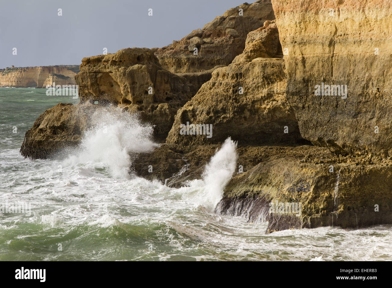 Rock formations of Algar Seco Stock Photo - Alamy