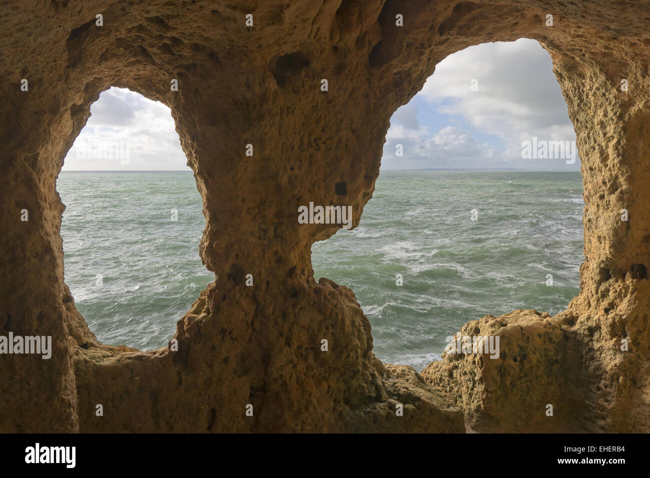 Rock formations of Algar Seco Stock Photo - Alamy