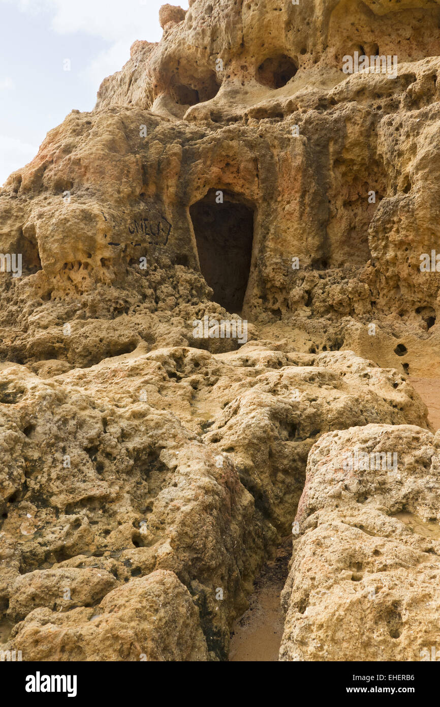 Rock formations of Algar Seco Stock Photo - Alamy