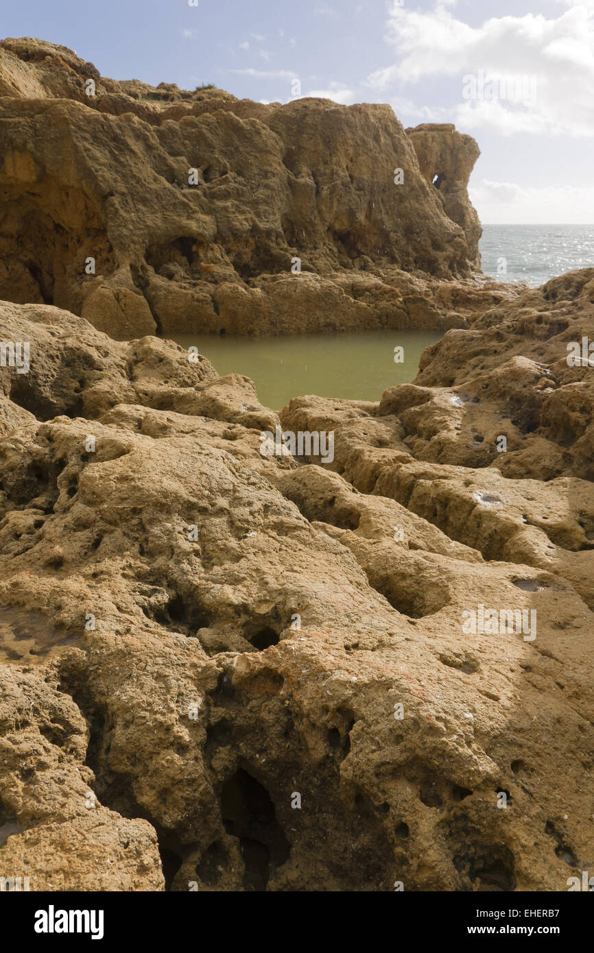 Rock formations of Algar Seco Stock Photo - Alamy