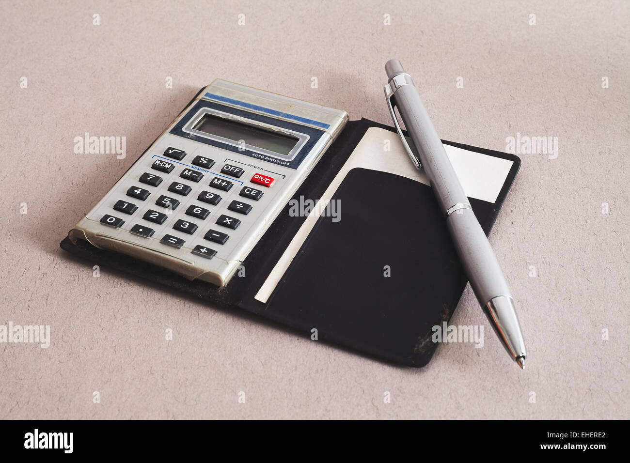 Old fashioned calculator hi-res stock photography and images - Alamy