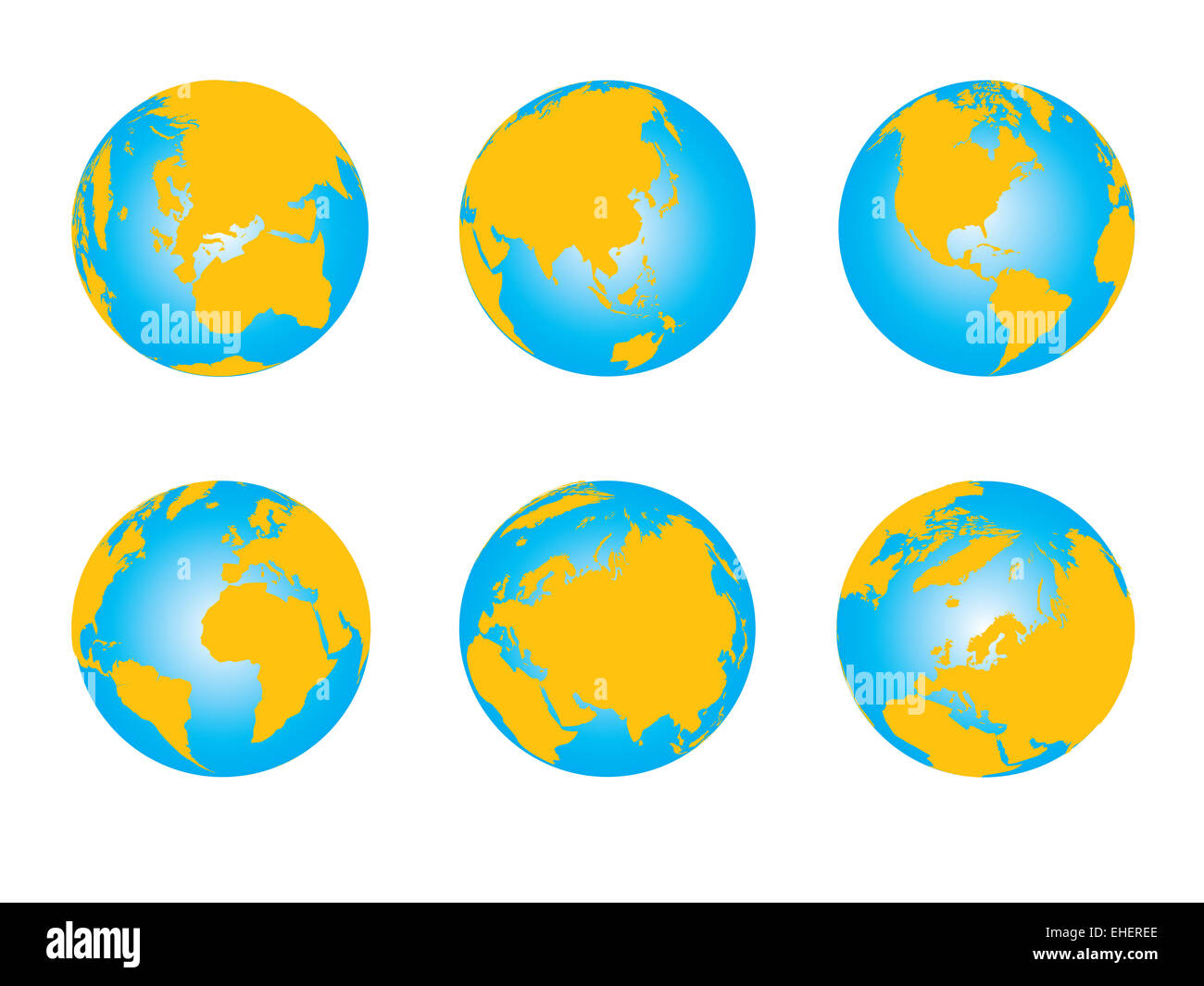 World map countries clean hi-res stock photography and images - Alamy
