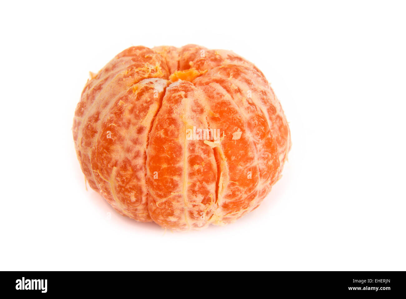 Pealed mandarin orange Stock Photo - Alamy