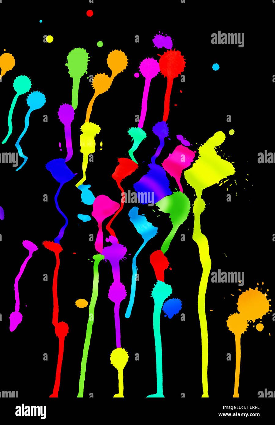Colorful blots hi-res stock photography and images - Alamy