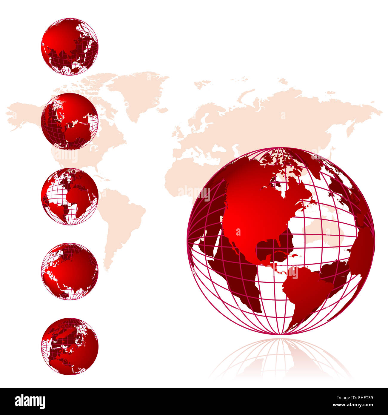 Blue world map mesh Cut Out Stock Images & Pictures - Alamy