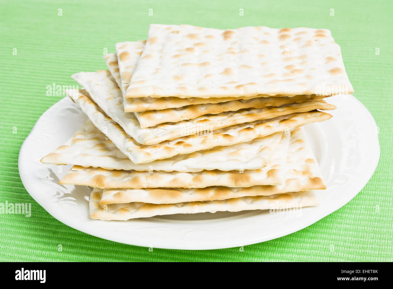 Jewish Matza bread Stock Photo - Alamy