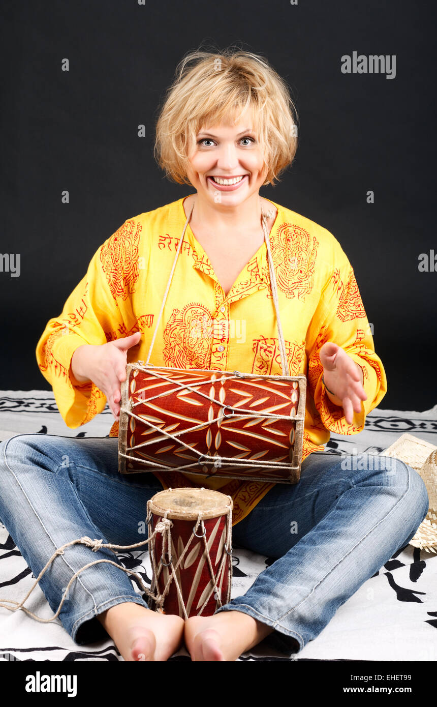 Yellow drums hi-res stock photography and images - Alamy