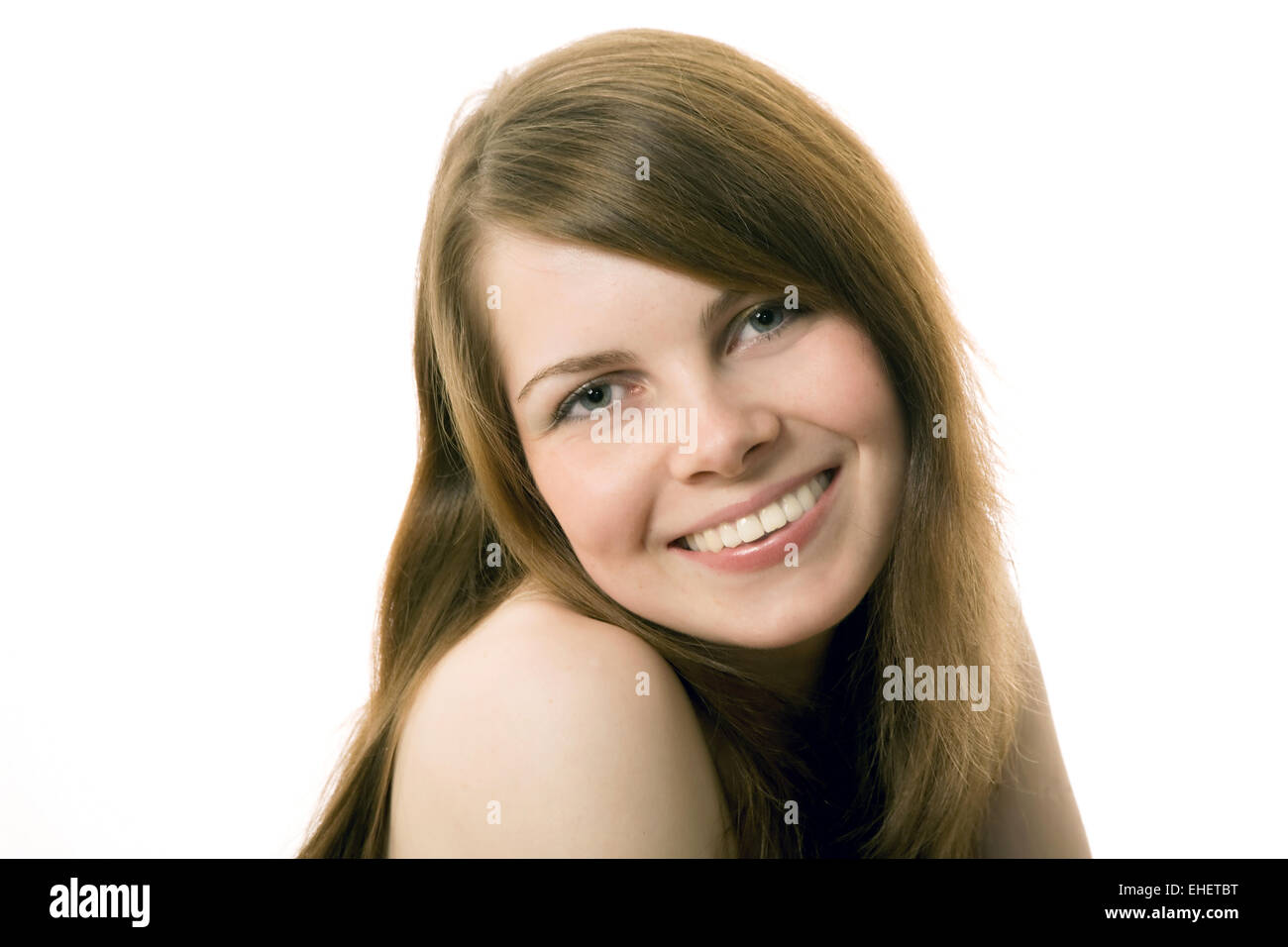 Happy smiling Girl Stock Photo - Alamy