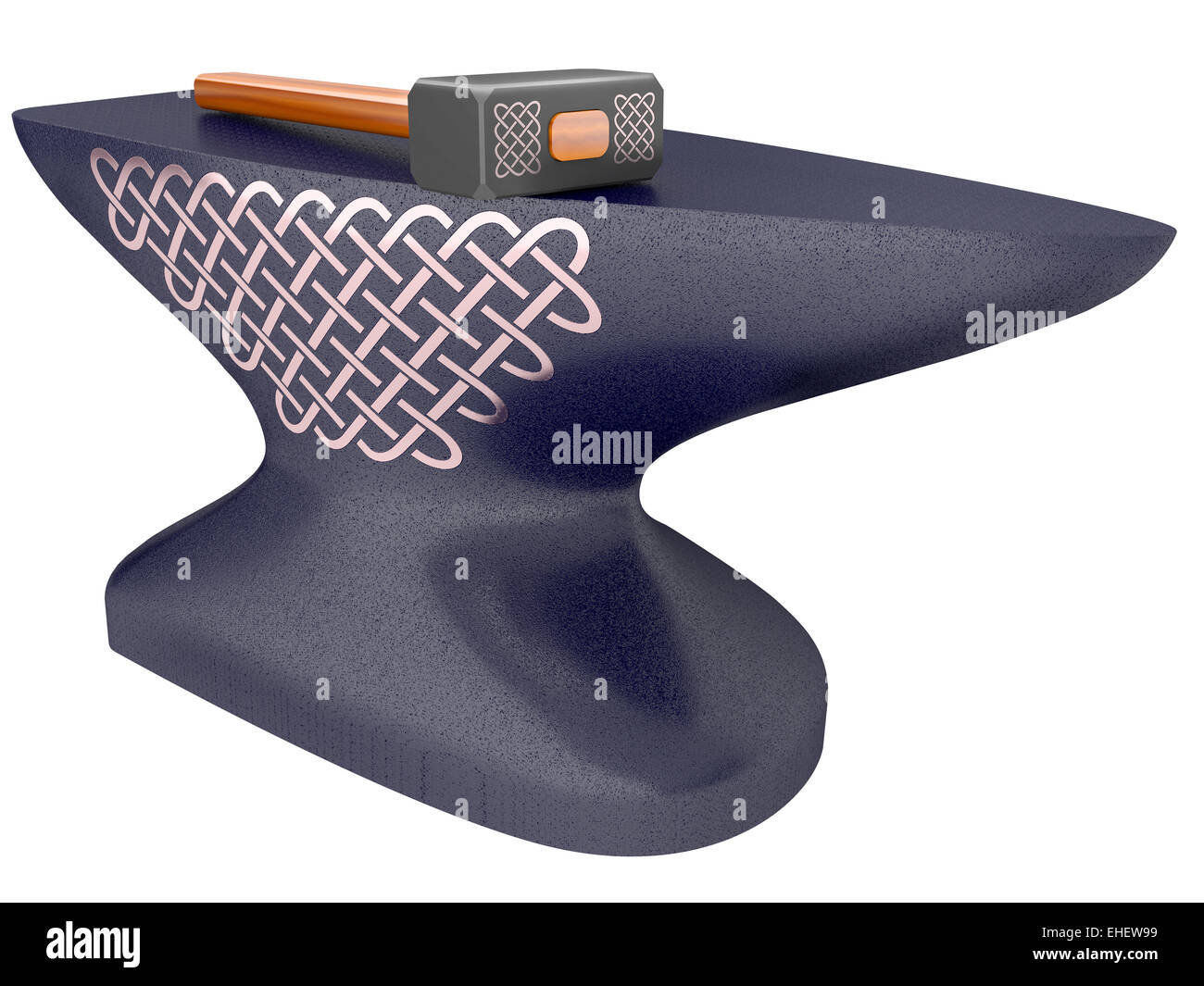 Anvil in a workshop of the smith Stock Photo - Alamy