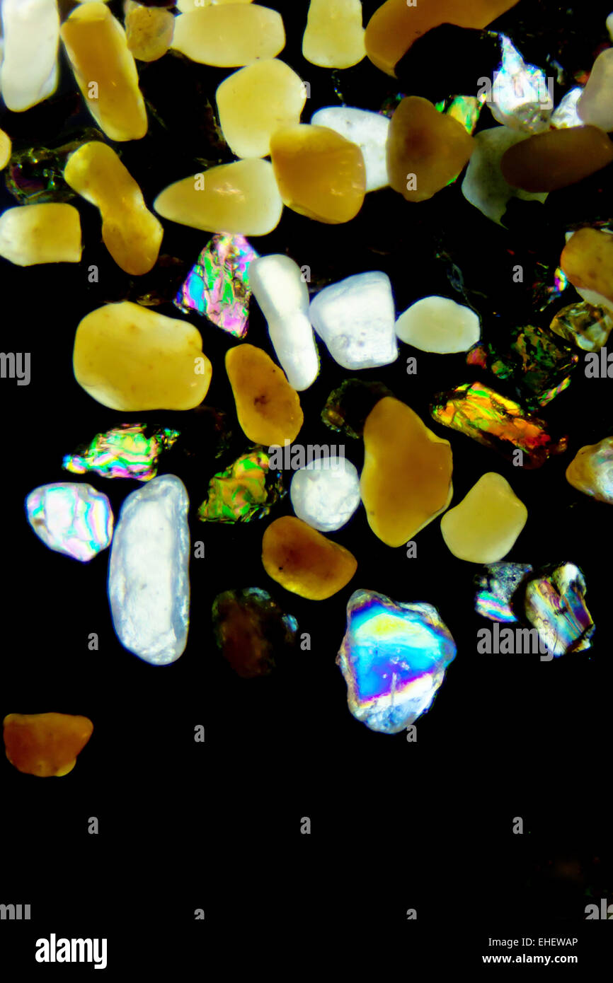 Micro photography of sand grains Stock Photo - Alamy