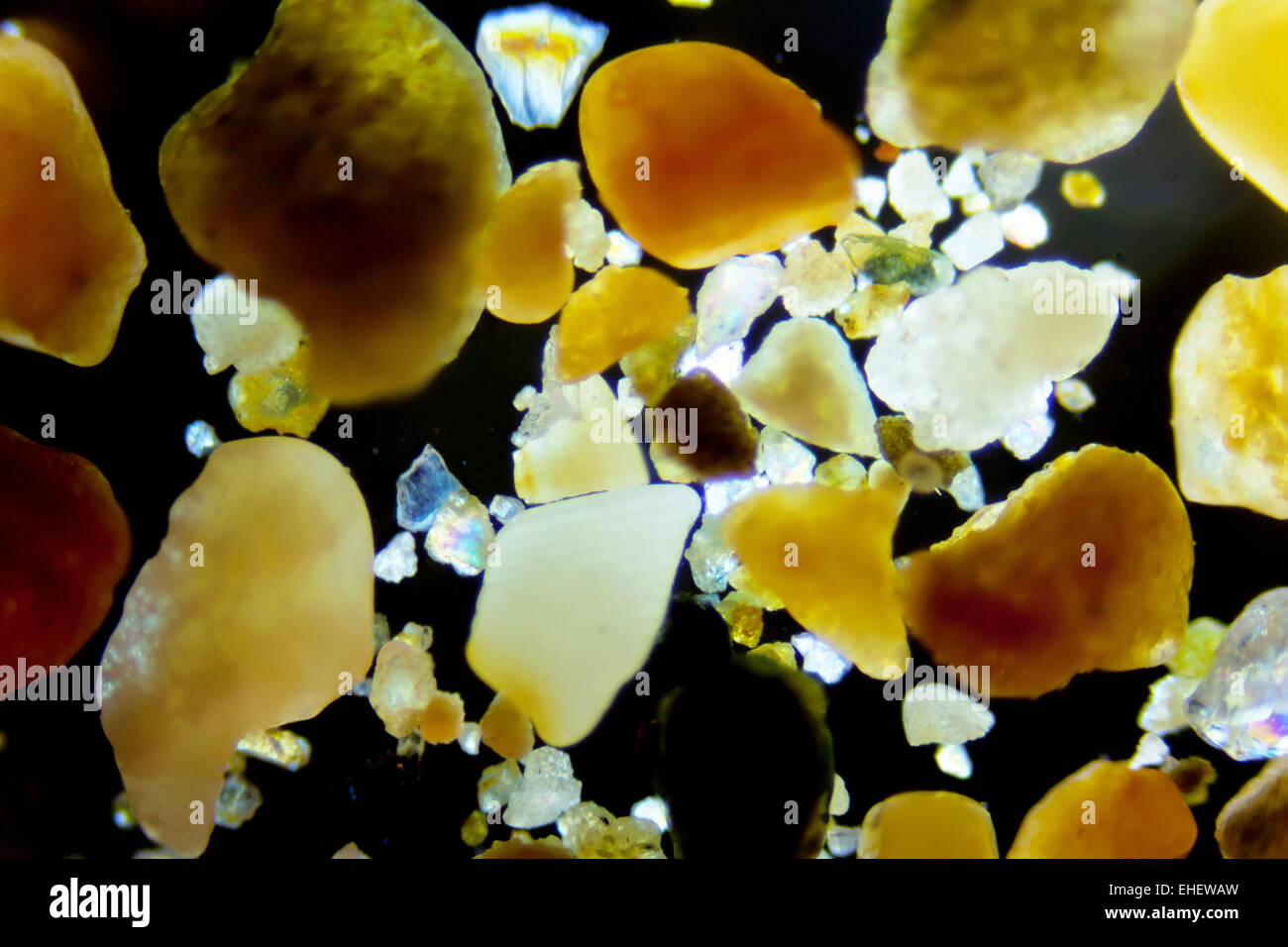 Sand Under Electron Microscope