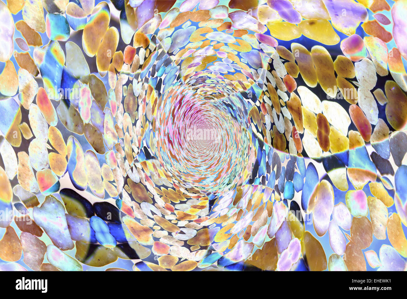 Kaleidoscopic sand grains Stock Photo - Alamy