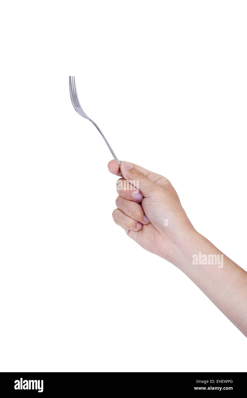 Hand fork Cut Out Stock Images & Pictures - Alamy