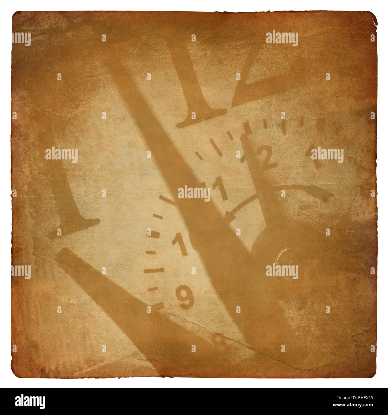 Grunge time theme background Stock Photo - Alamy