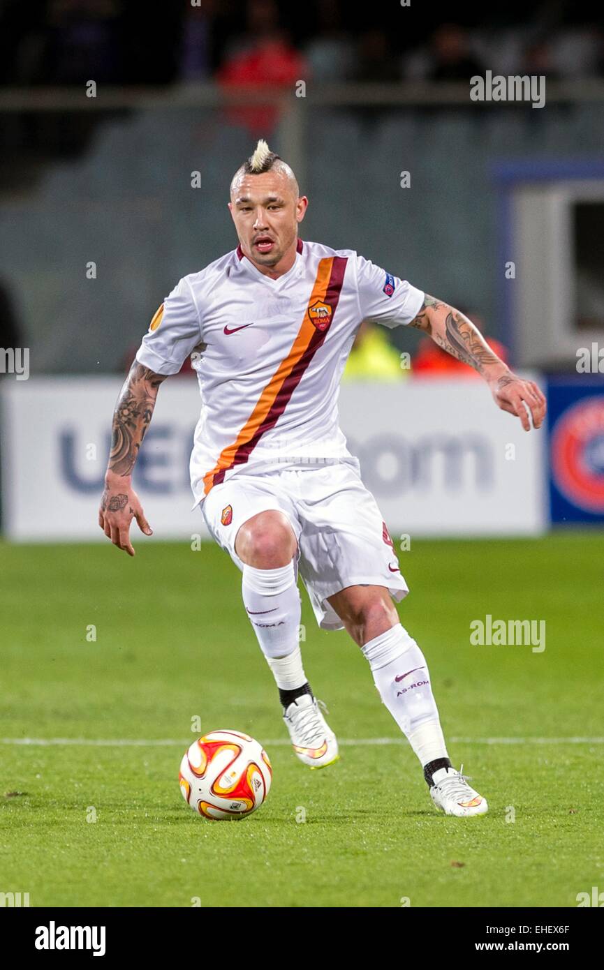 Firenze, Italy. 12th Mar, 2015. Radja Nainggolan (Roma) Football/Soccer ...