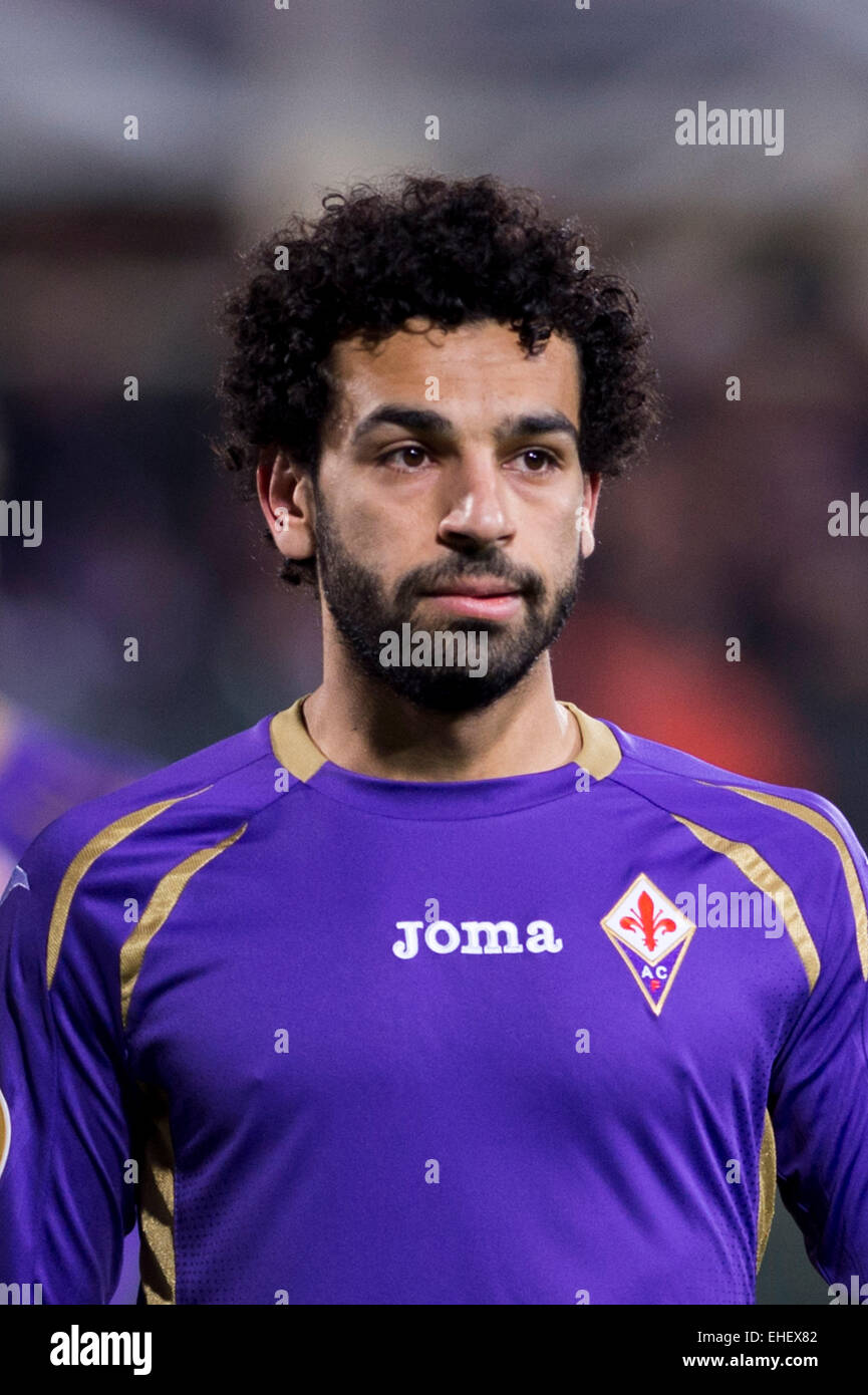 Mohamed salah roma fiorentina hi-res stock photography and images - Alamy