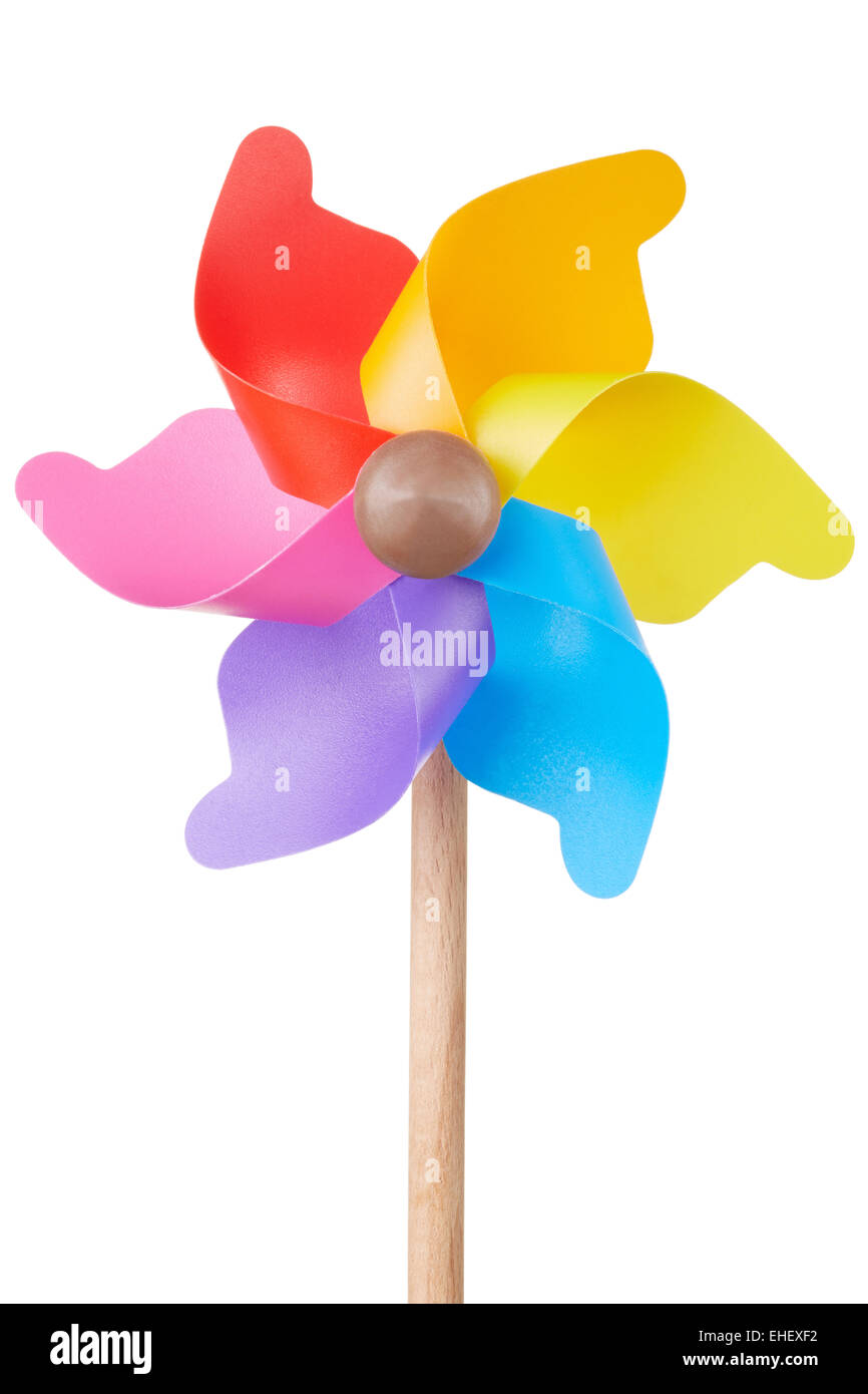 Pinwheel, colorful toy close up Stock Photo - Alamy