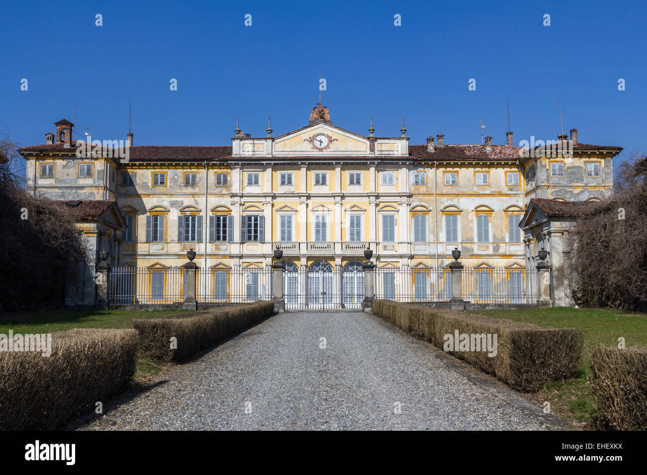 An old Italian villa located in northern Stock Photo, Royalty Free ...