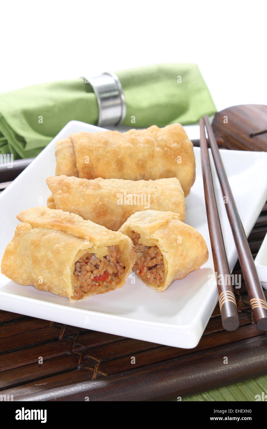 Ground pork rolls hi-res stock photography and images - Alamy