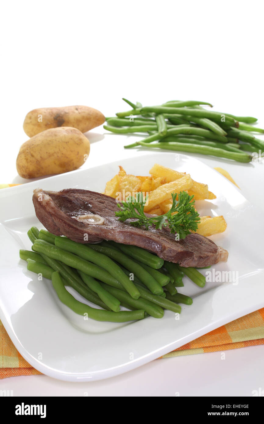 Lamb and chips hi-res stock photography and images - Alamy