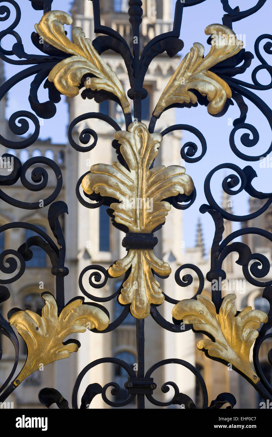 Gilded Decoration on Canada Gate Green Park London England Stock Photo ...