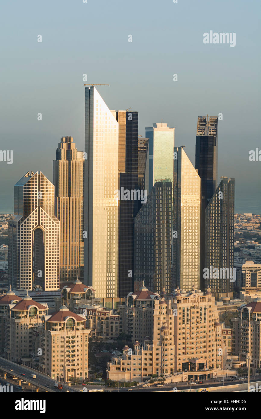 Skyscrapers on sheikh zayed road hi-res stock photography and images ...