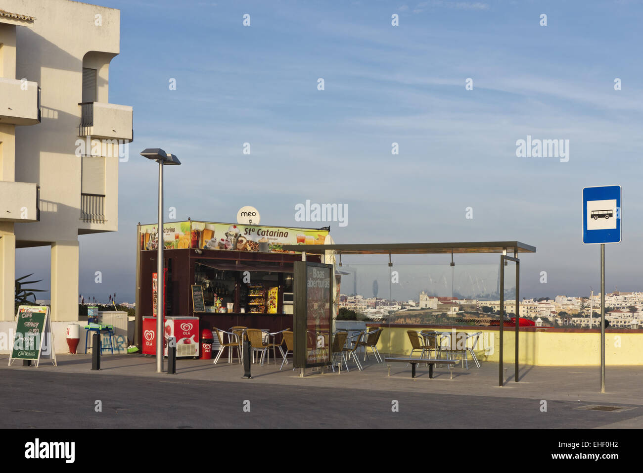 Bus station in Portimao Stock Photo - Alamy