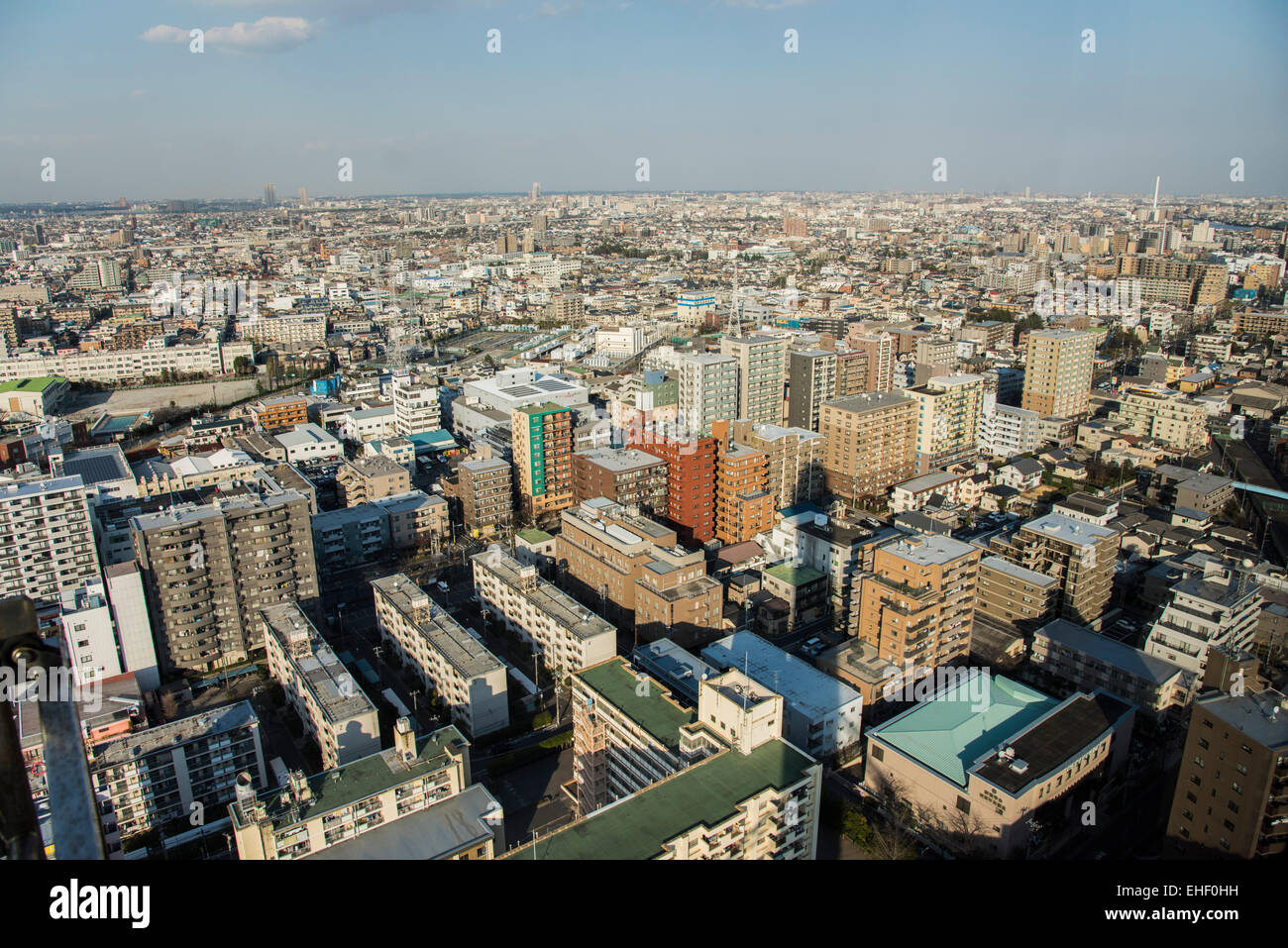 General view from Tower Hall Funabori,Edogawa-Ku,Tokyo,Japan Stock ...