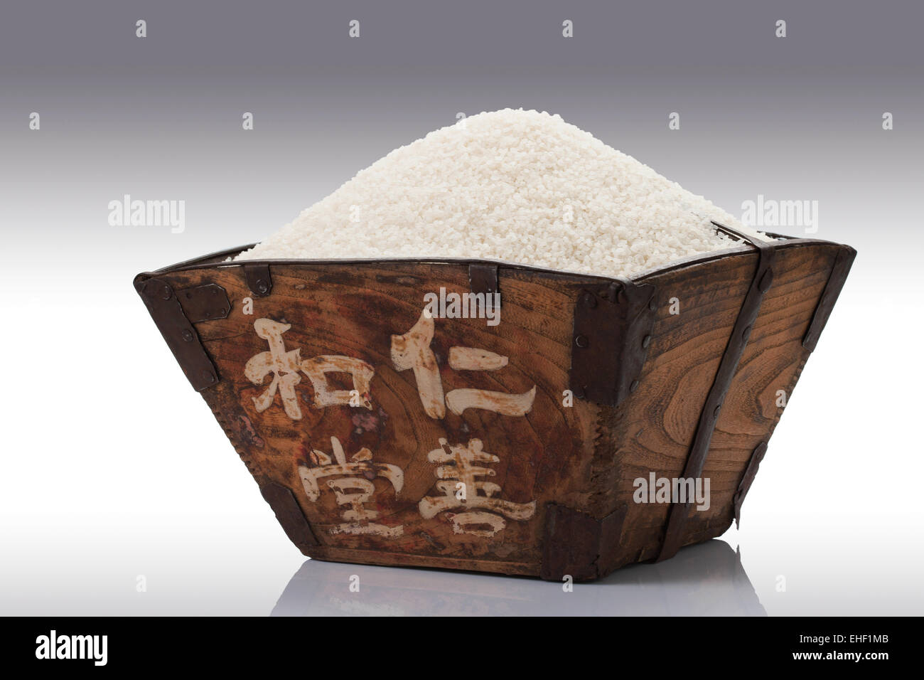 Rice in the bucket Stock Photo - Alamy