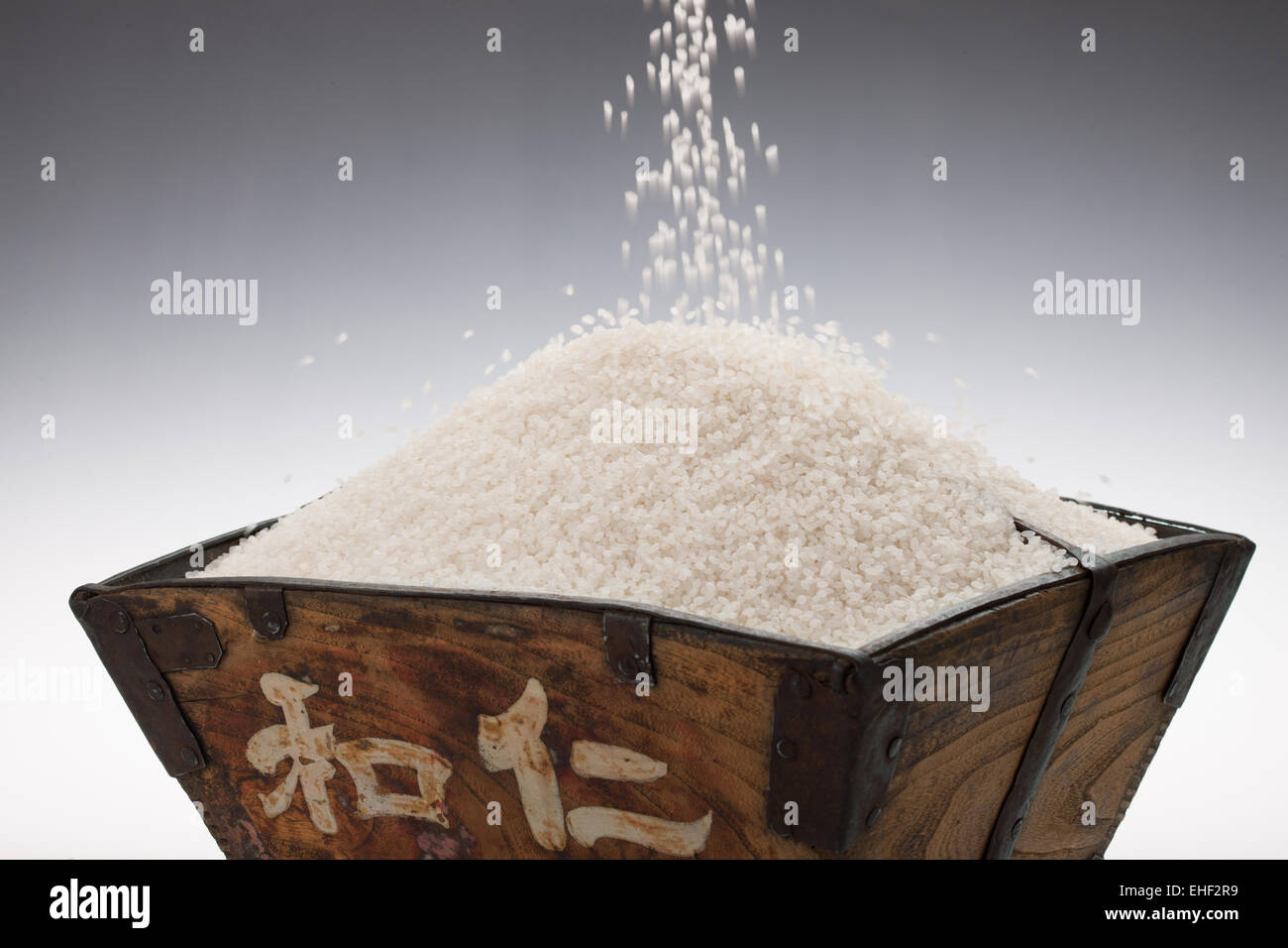 Rice in the bucket Stock Photo - Alamy