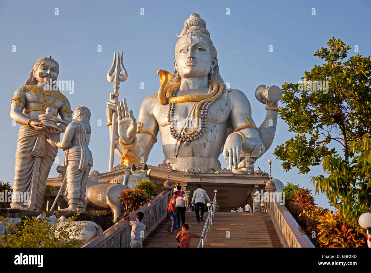 riesige Statue von Lord Shiva des Murudeshwar Tempel, Murudeshwar ...