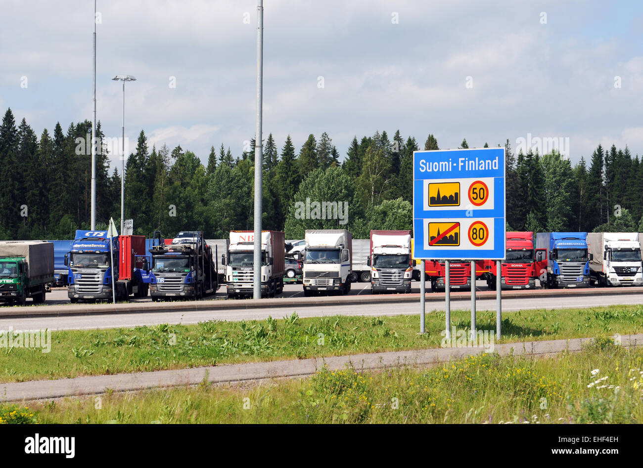 Russia Finland Border High Resolution Stock Photography and Images - Alamy