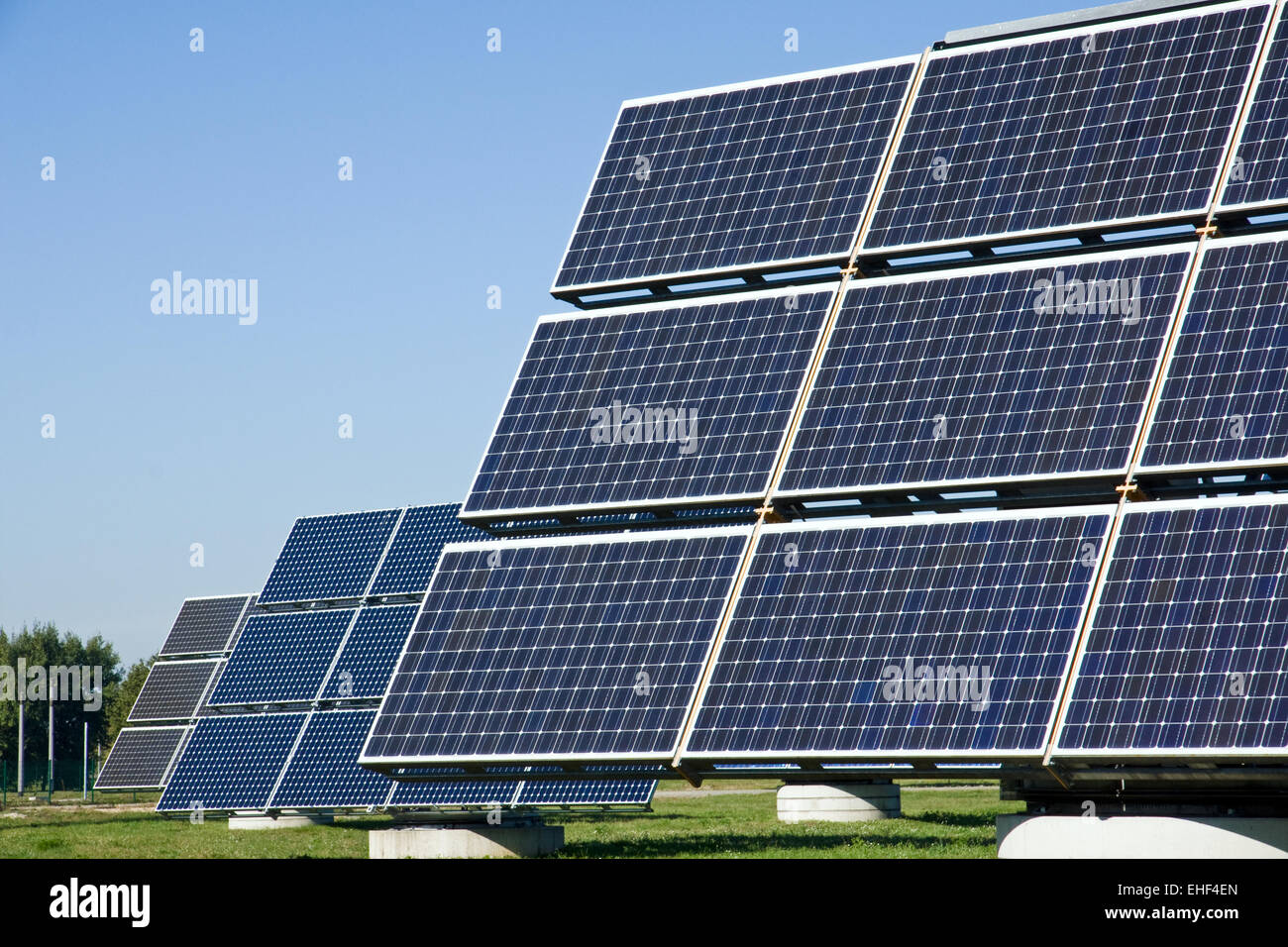 Solar energy panels Stock Photo - Alamy