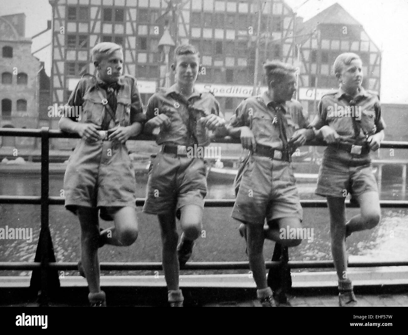German boys Hilter Youth probably 1930s Stock Photo - Alamy