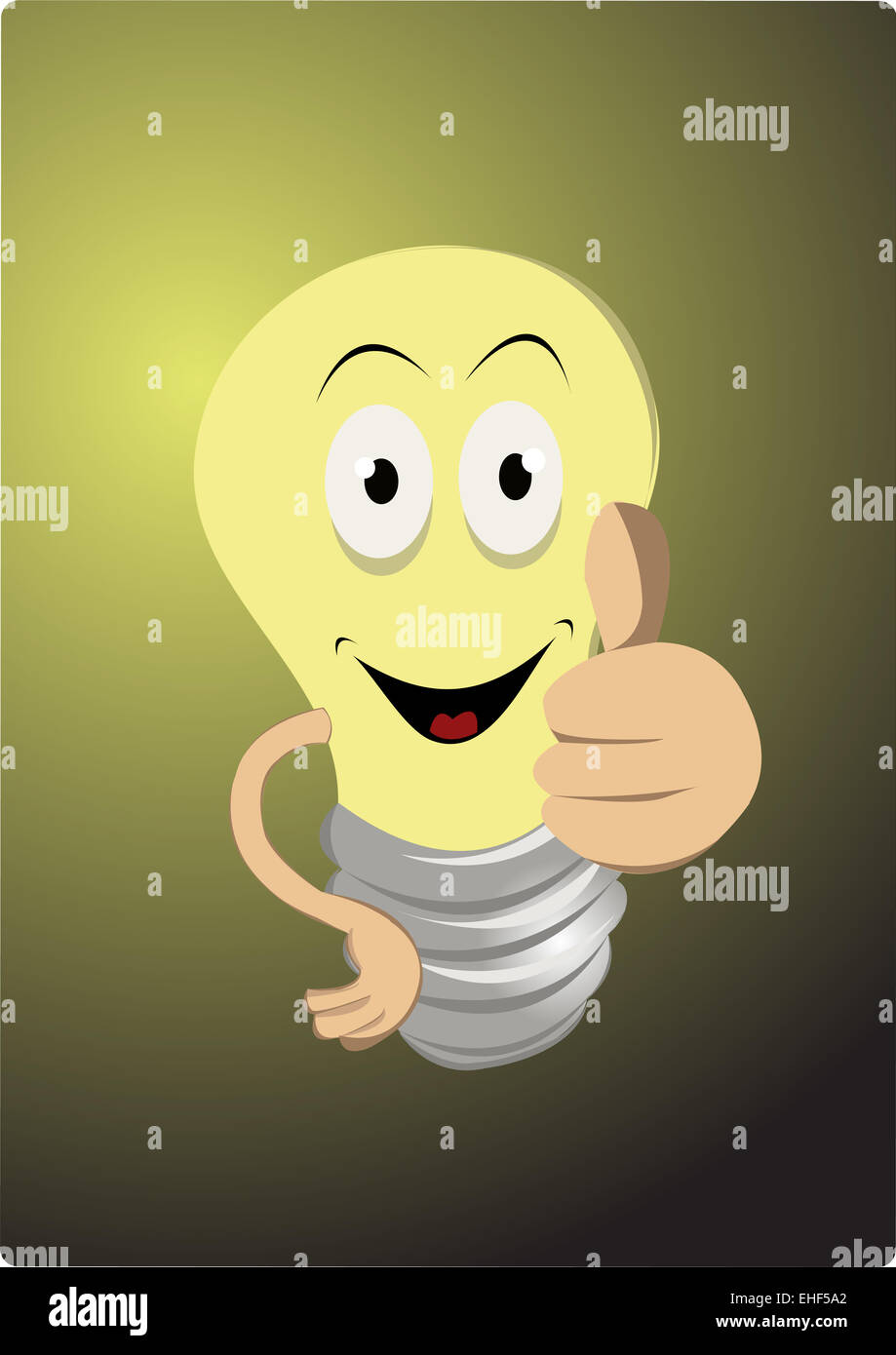 funny light bulb Stock Photo - Alamy