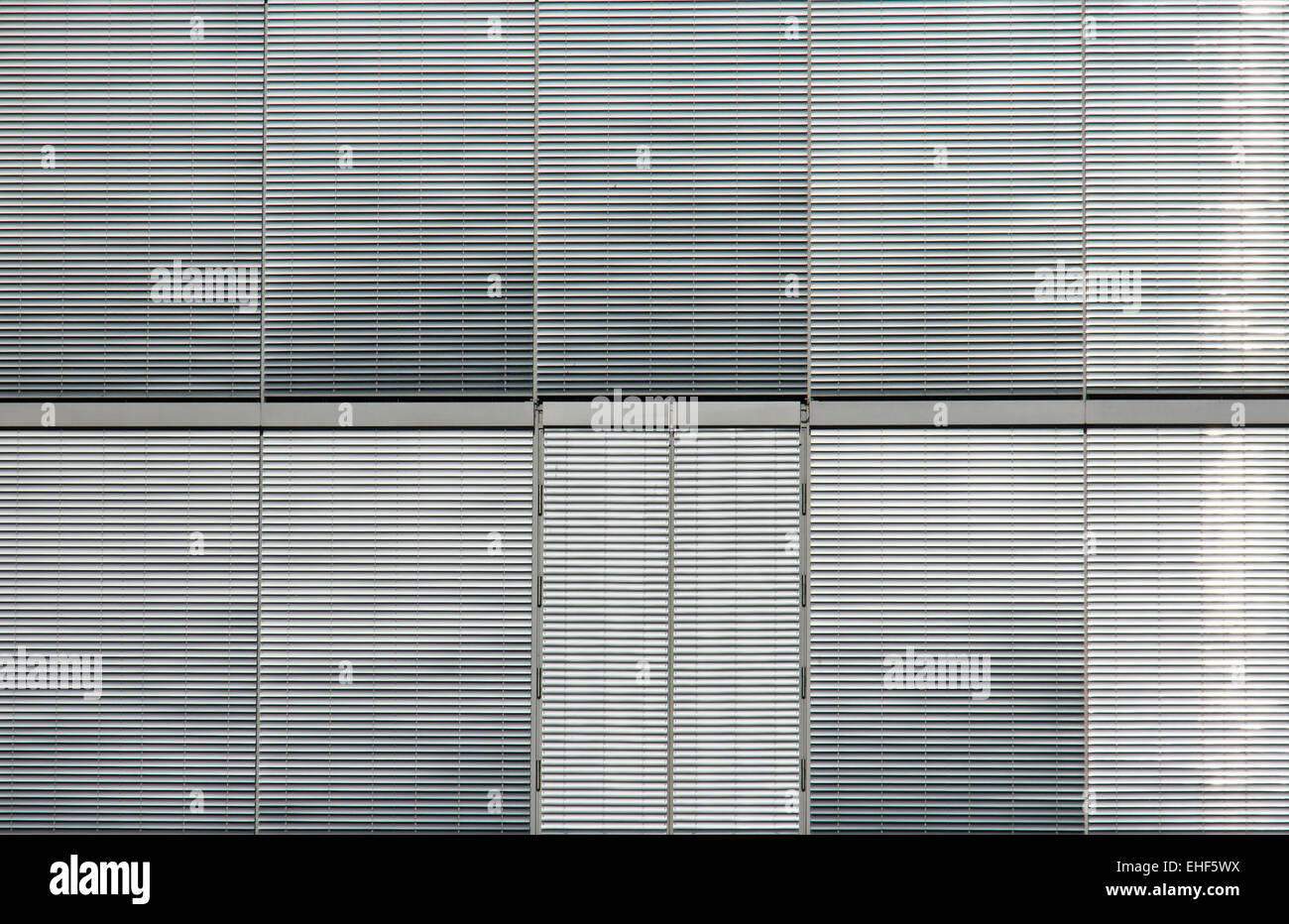 Silver window shutters Stock Photo - Alamy