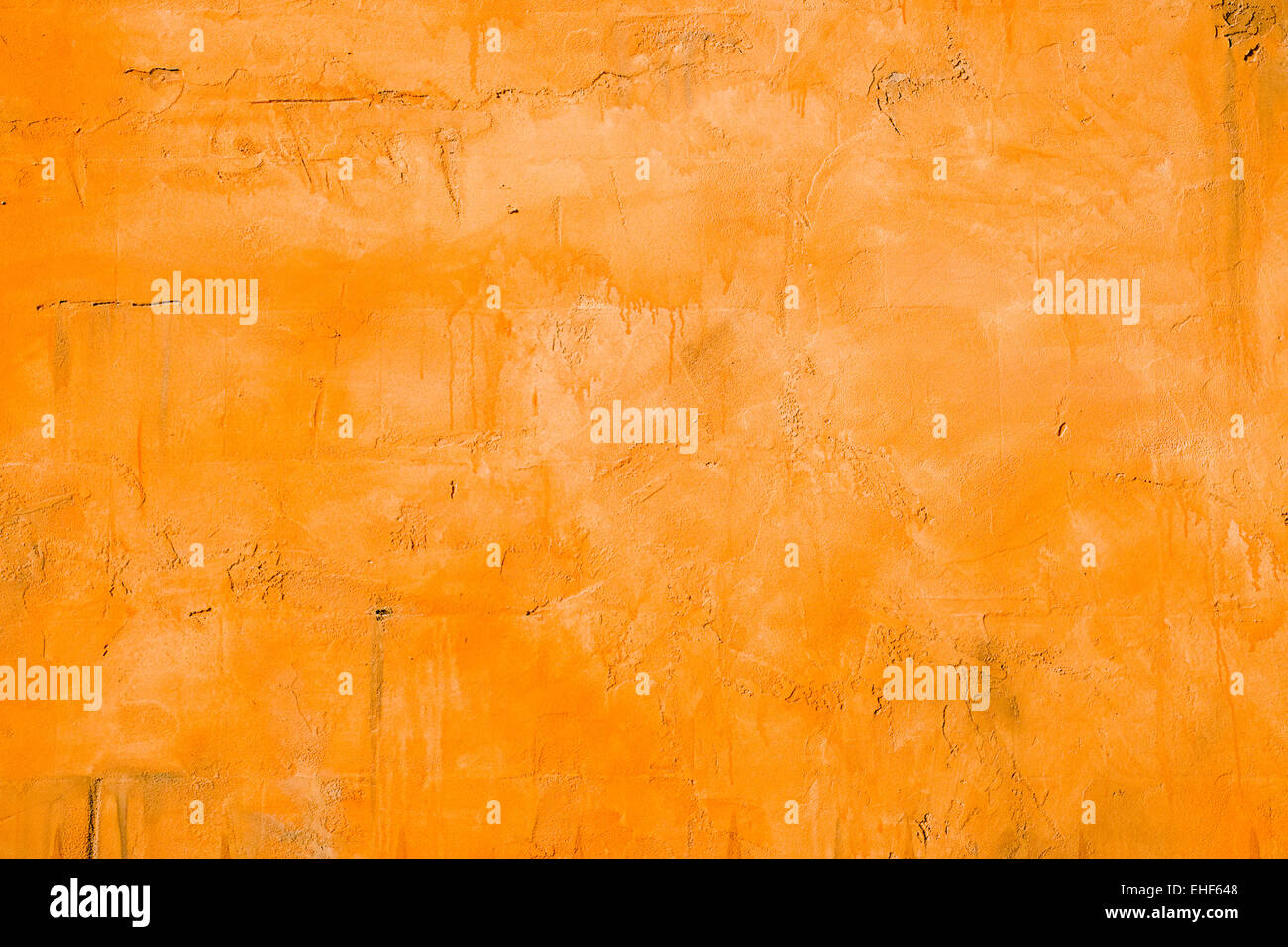 Orange plastered wall Stock Photo - Alamy