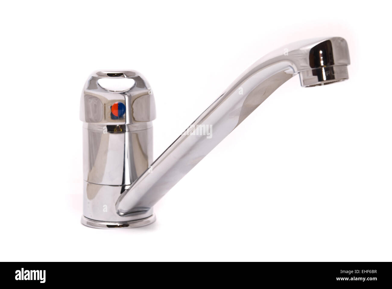 Mixer tap isolated on a white background Stock Photo - Alamy