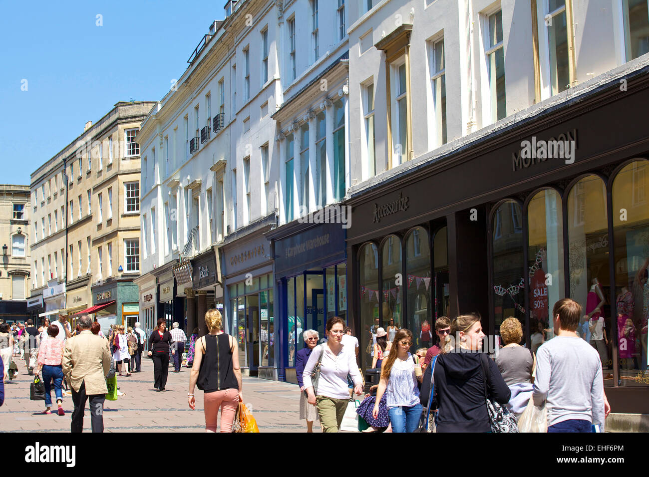 Shops in Bath, Somerset Stock Photo - Alamy