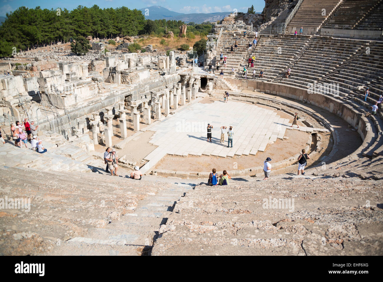 The Great Theatre Ephesus Turkey Stock Photo - Alamy